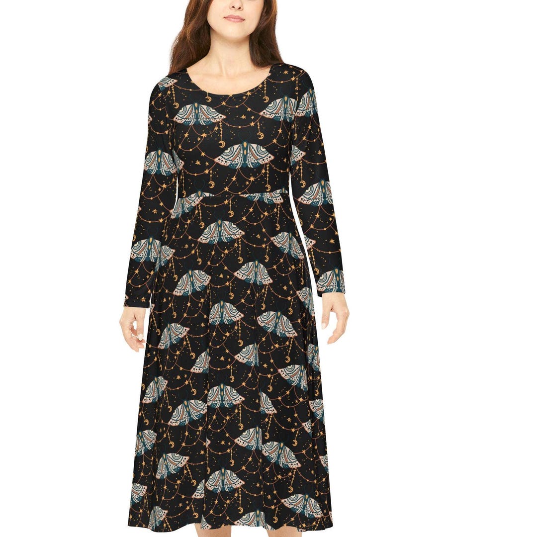 Dance Dress Mystic Enchanted Moon | Starry Night Twirl-worthy Dress for ...
