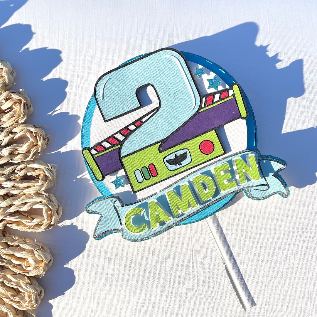Buzz Lightyear Cake Topper for Birthday, Toy Story, Buzzlightyear ...