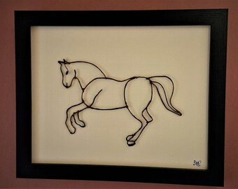 Wire Frame Horse - Etsy
