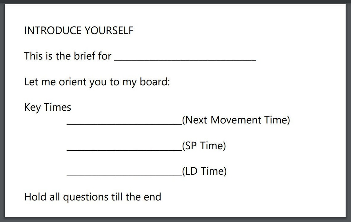 OPORD Shell, OPORD, Operations Order, OPORD Army, Rotc Opord Shell - Etsy