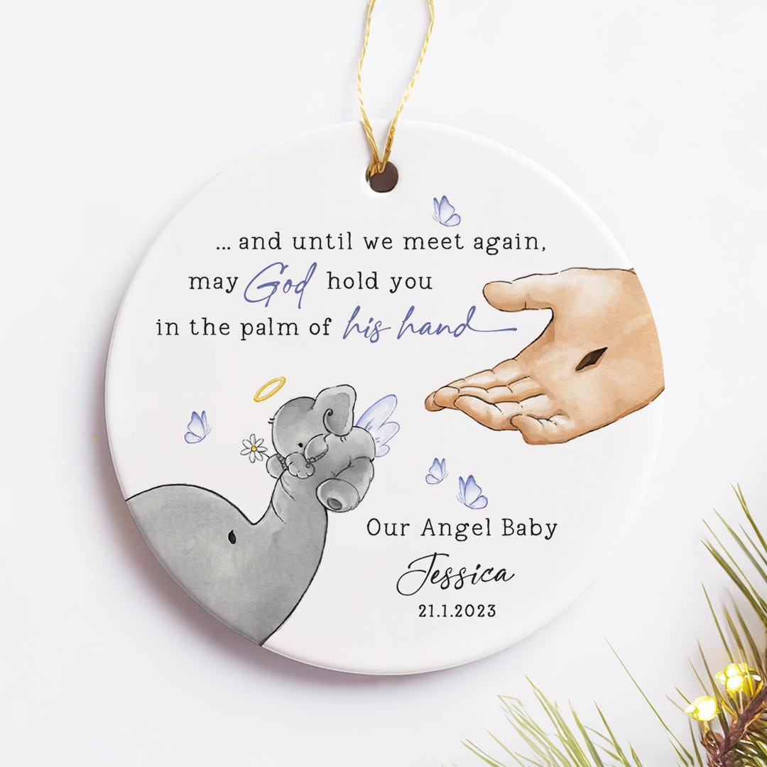 Personalized Miscarriage Ornament, Baby Memorial Ornament, Infant Loss ...