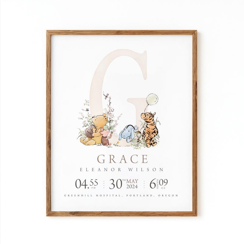 Custom Art Baby Arrival - Etsy UK
