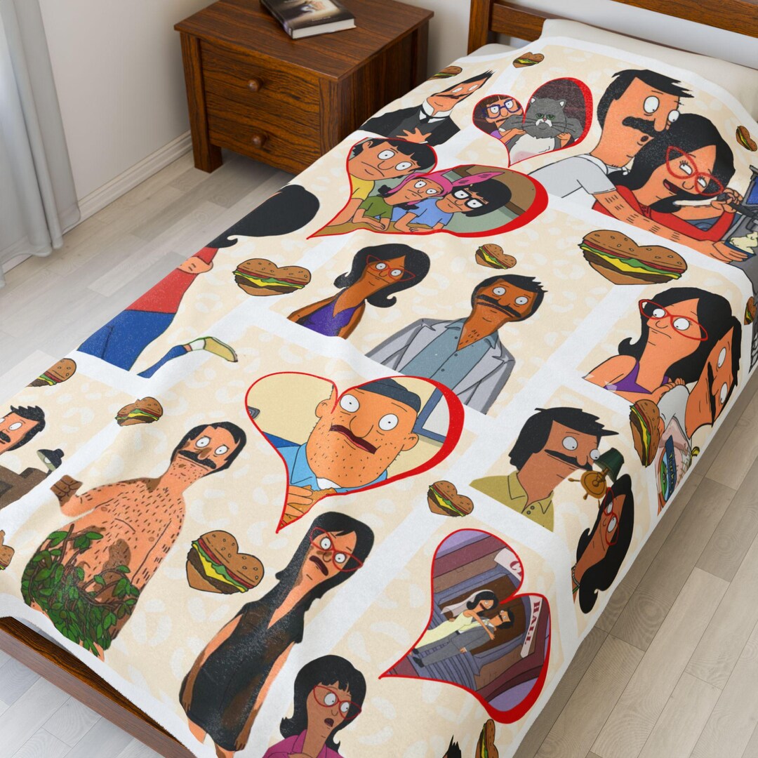 Bobs Burgers Blanket, Bobs Burgers, Custom Bobs Burgers Merch, Custom ...