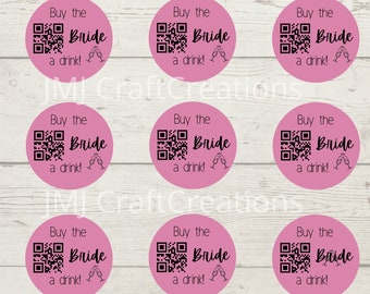 Buy the Bride a Drink Button Bachelorette Party Venmo - Etsy