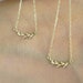 Gold Solid 14K Real Gold Olive Branch Necklace, Gold Olive Tree Pendant ...