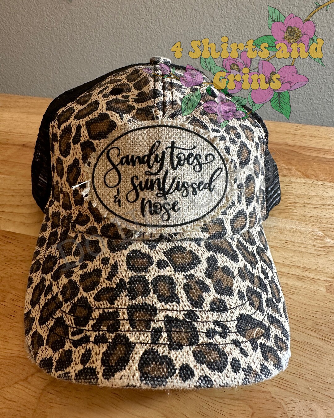Sandy Toes & Sunkissed Nose | Distressed Hat | Patch Hat | Ball Cap ...