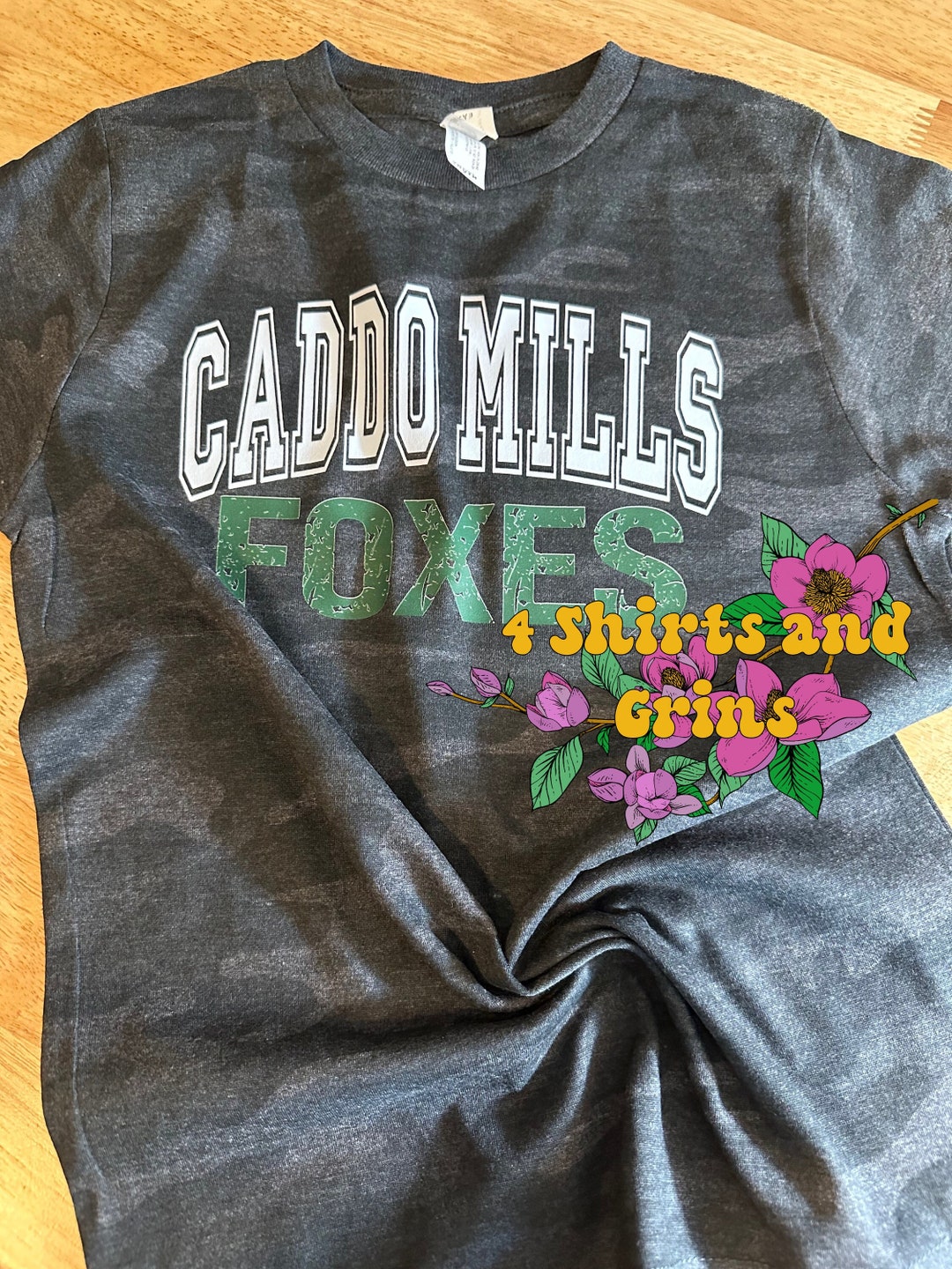 Caddo Mills Foxes Storm Camo T-shirt | School Spirit | Caddo Mills ...
