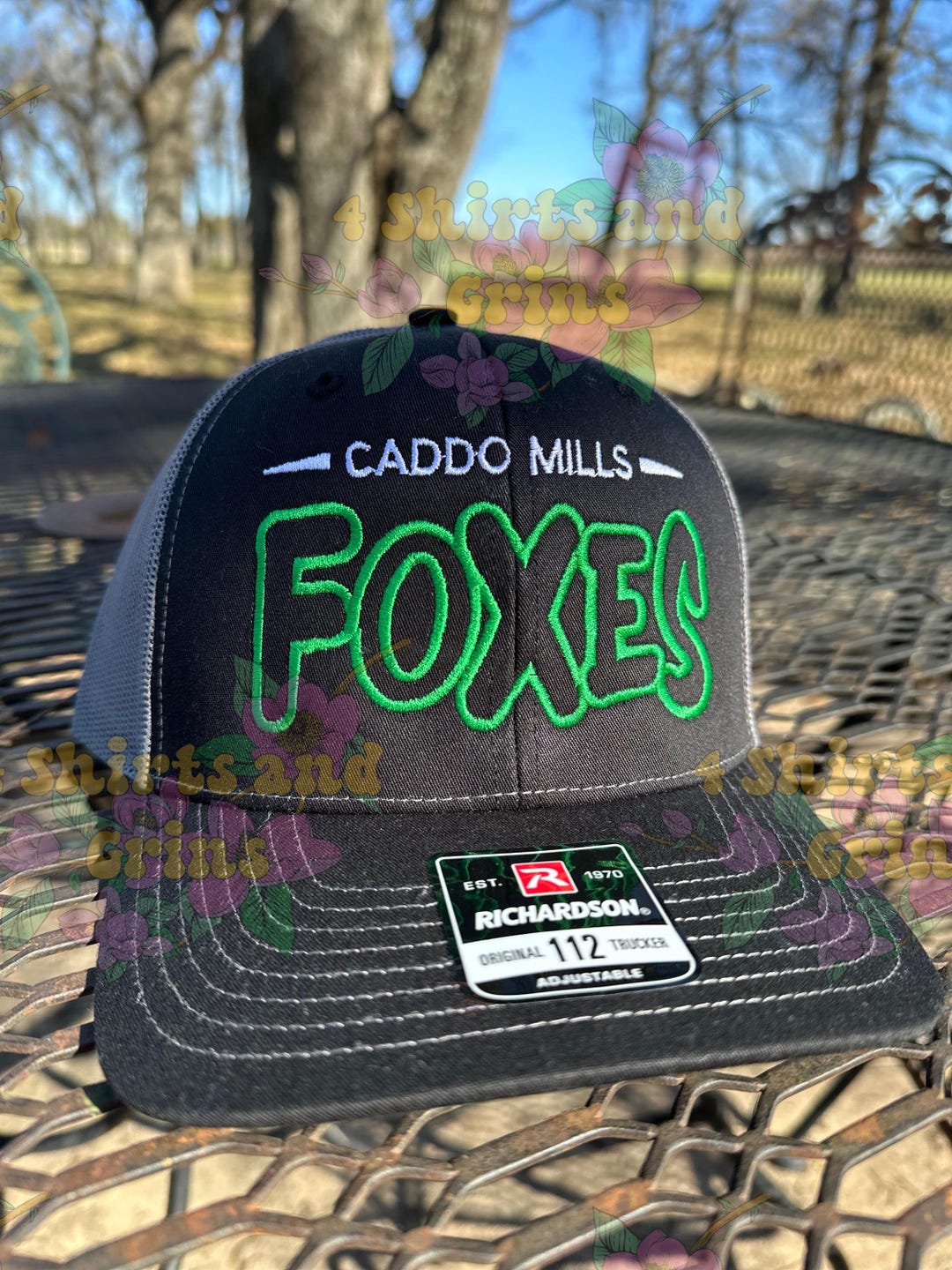 Caddo Mills Foxes Embroidered Richardson Hat - Etsy