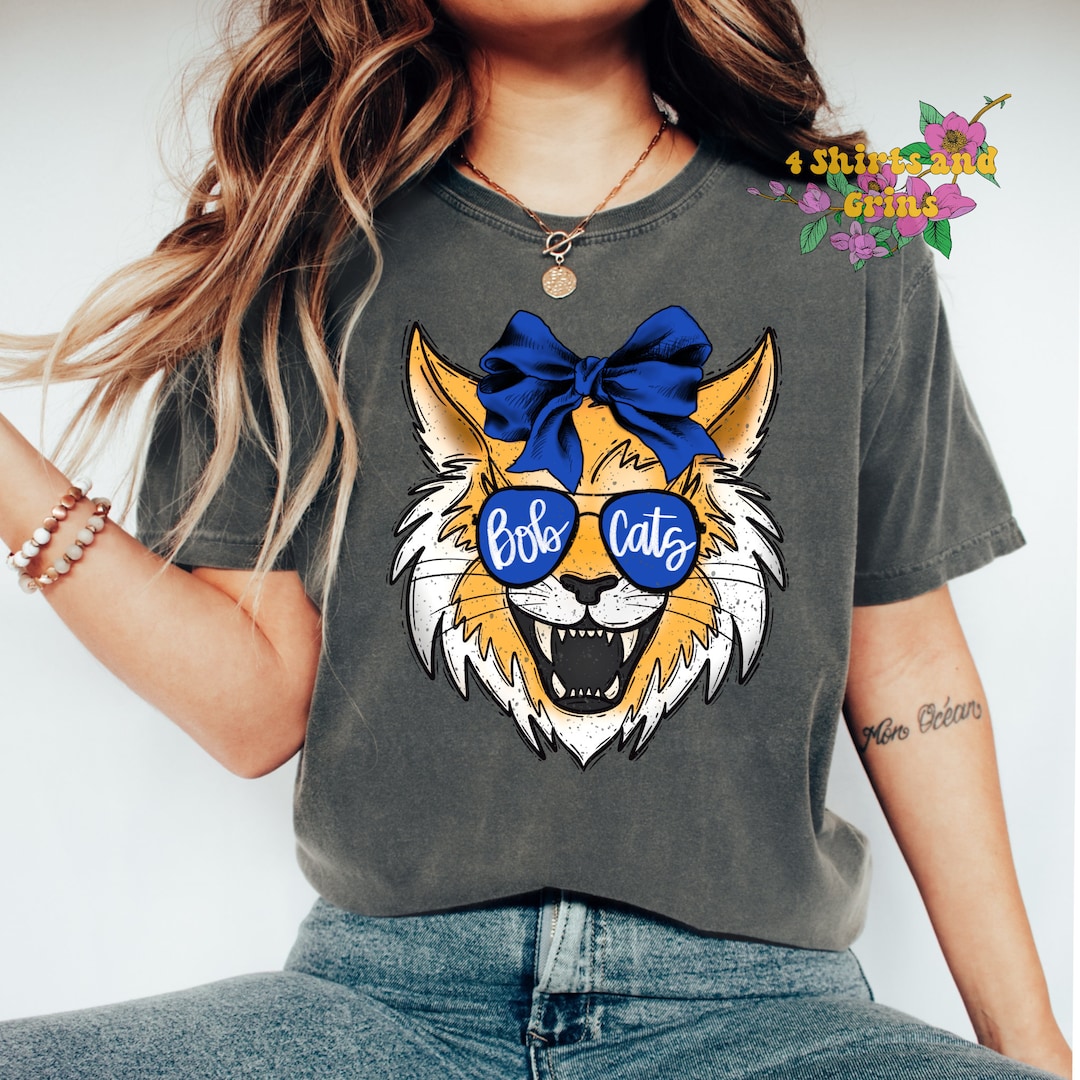 Bobcats Mascot School Spirit T-shirt | Comfort Colors | Youth | Adult ...