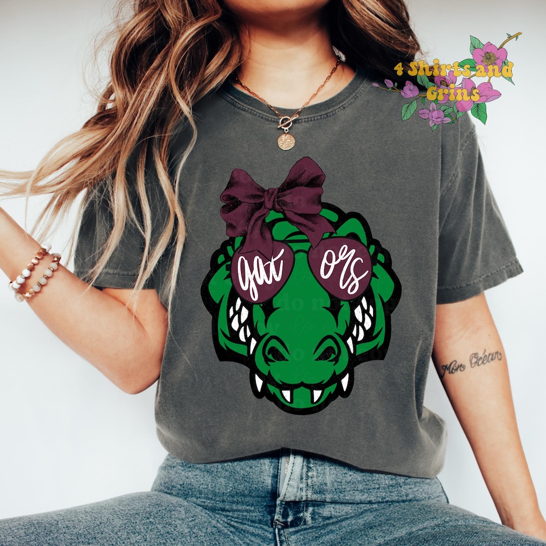 Gators Mascot School Spirit T-shirt | Comfort Colors | Youth | Adult ...