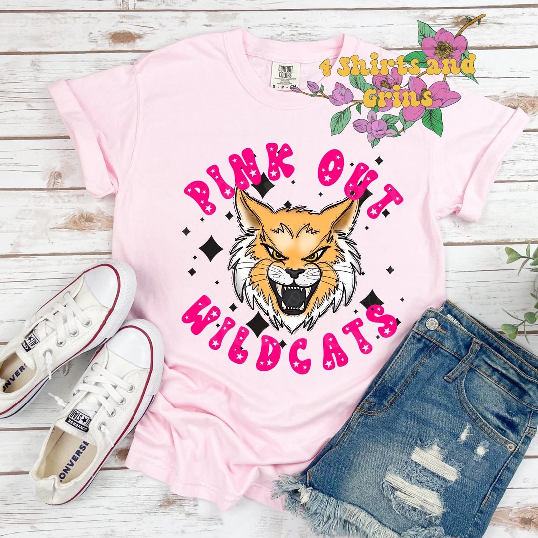 Pink Out Wildcats Digital Download PNG File - Etsy