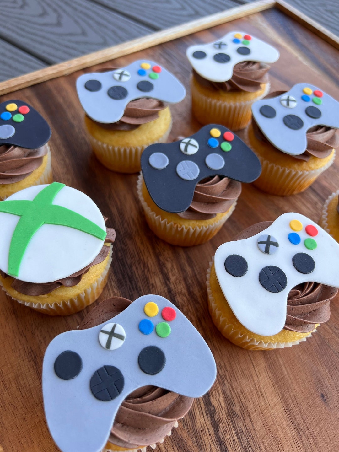Xbox Fondant Cupcake Toppers - Etsy