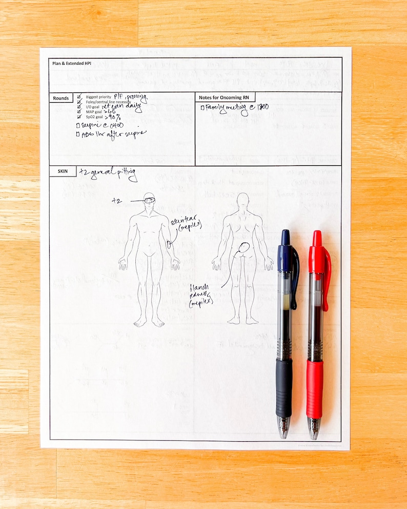 The Only ICU Report Sheet You'll Ever Need 2.0 - Etsy