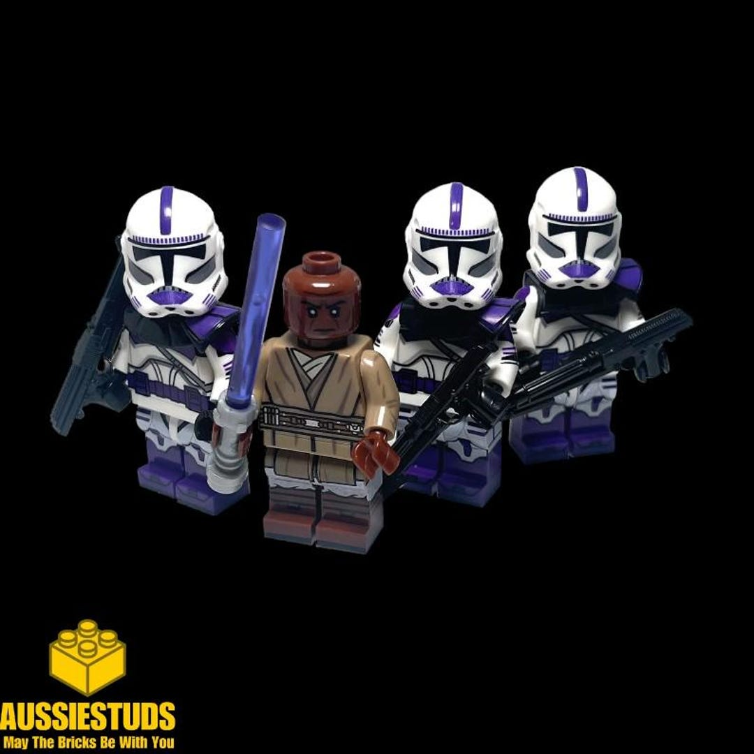 Mace Windu 187th Legion Purple Clone Troopers Star Wars Clone Wars ...