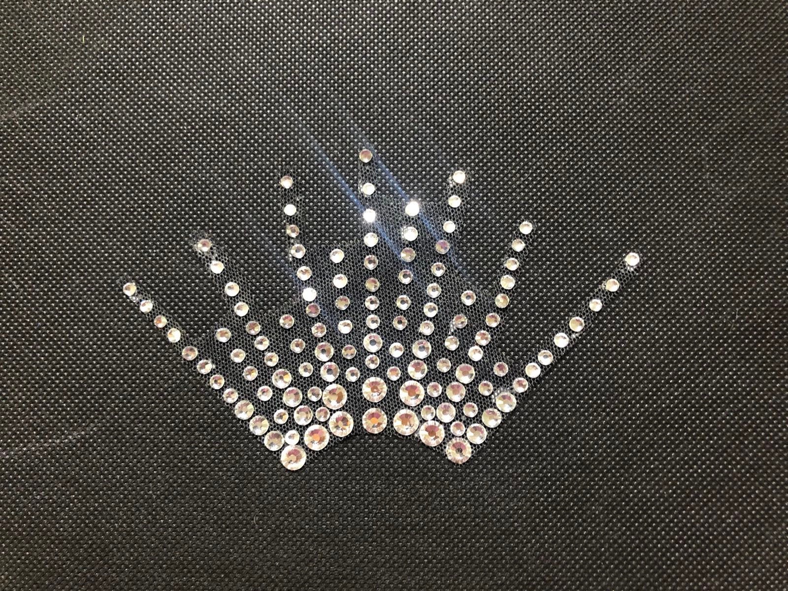 Sunburst Ballroom Dance Crystal or Crystal AB Rhinestone Hairpiece ...