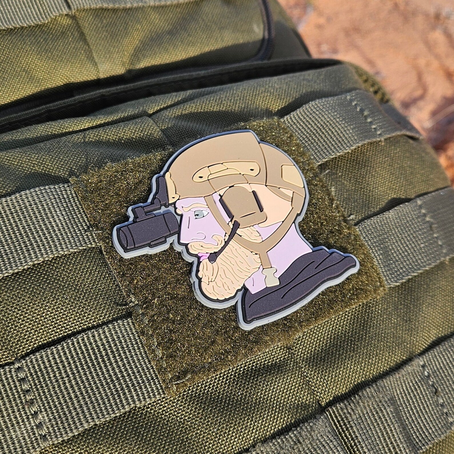 Tactical Chad PVC Meme Morale Patch | Velcro Backed | Funny | NVG ...