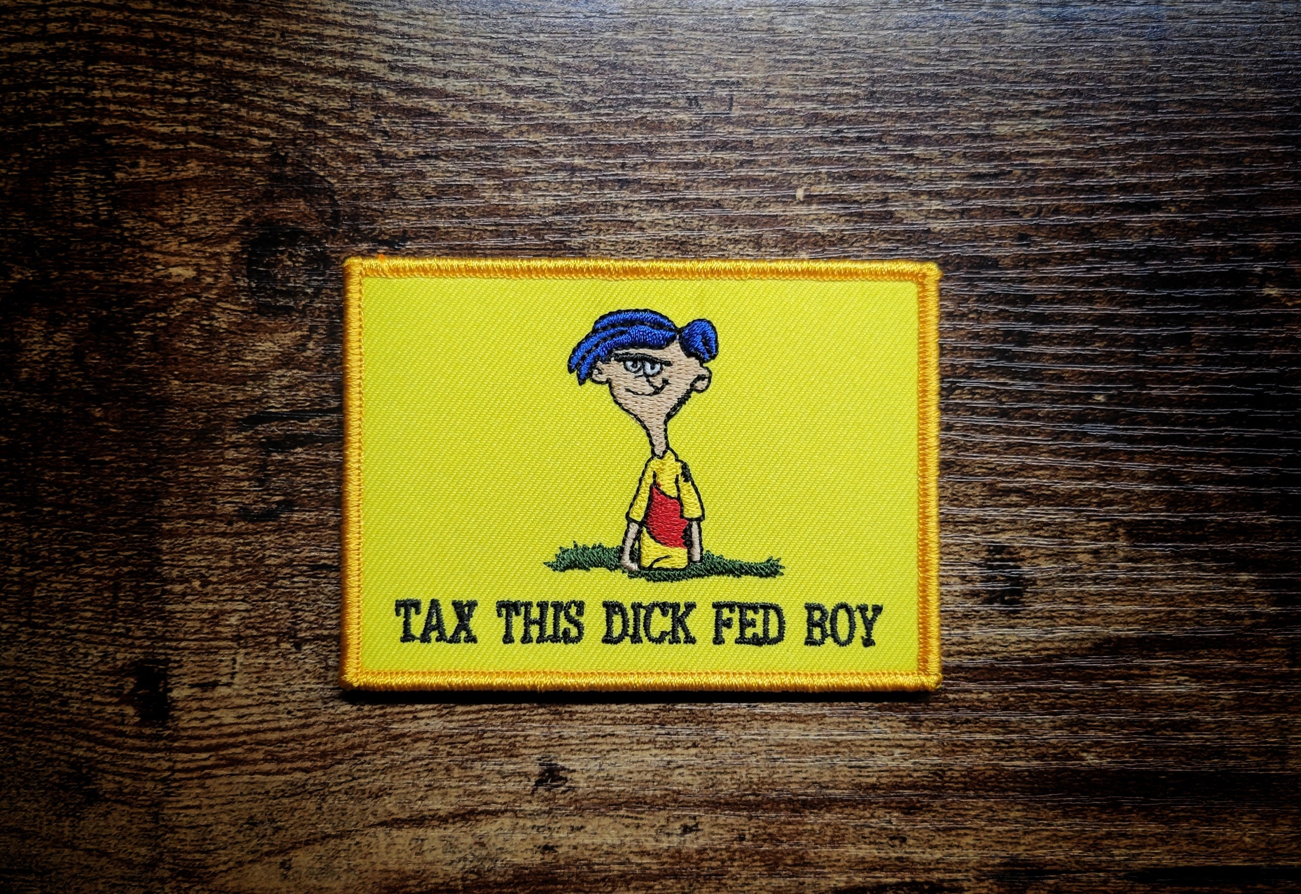 Rolf Tax This Dick Fed Boy Velcro Patch Morale Meme - Etsy