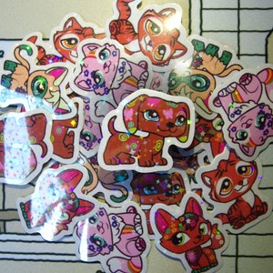 Littlest Pet Shop Holographic 1.5in Vinyl Sticker Postcard Pets - Etsy