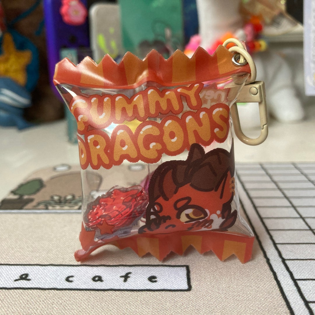 Lesbian Gummy Dragons Candy Shaker Bag Charm - Etsy