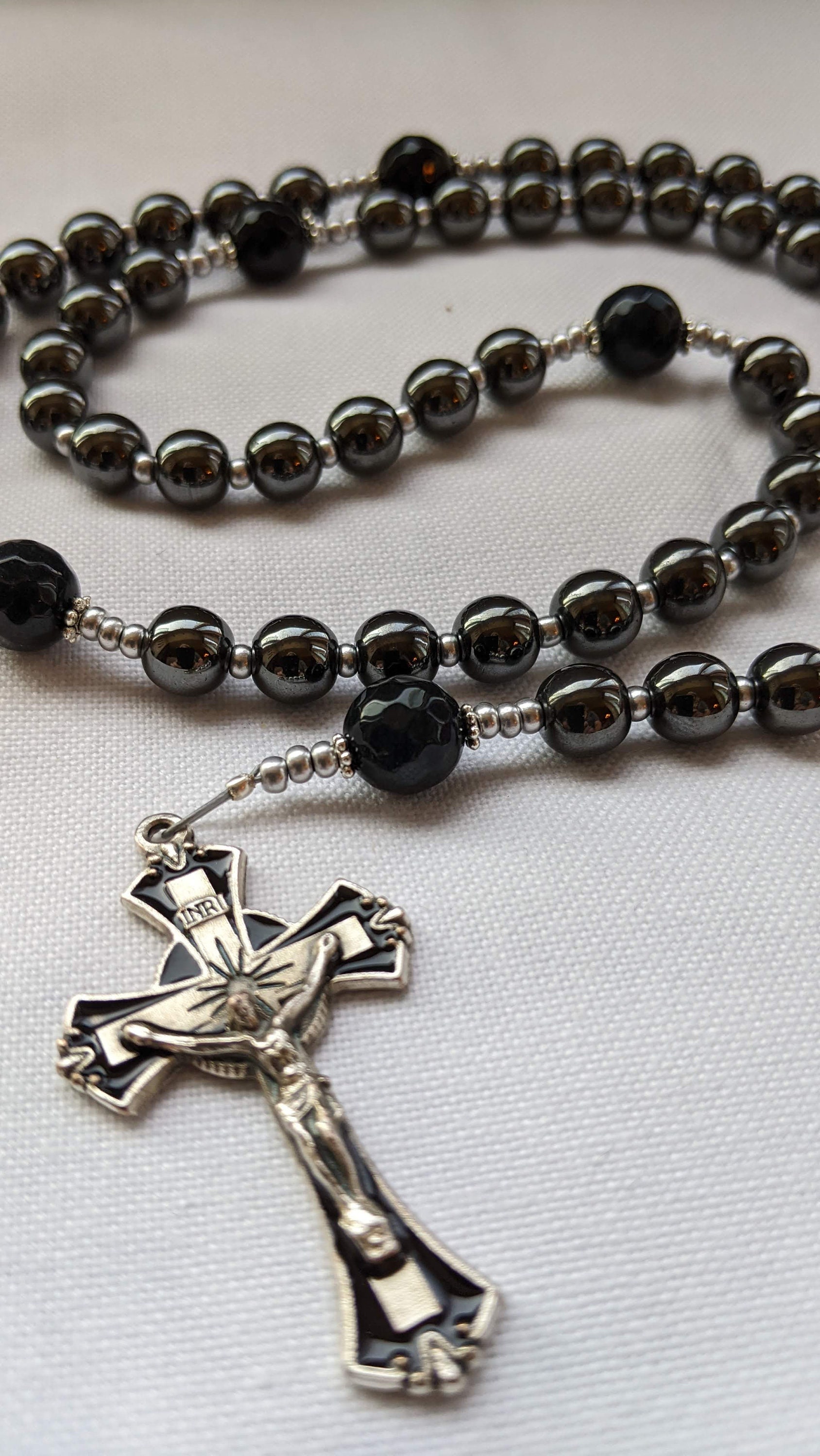 Men's Catholic Rosaries, Wedding Gift, St. Joseph, Heirloom, Gemstone ...