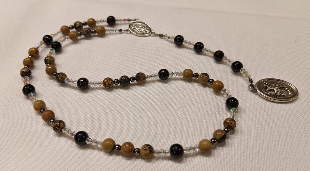 St. Michael Chaplet, Catholic Gift, Patron Saint, Prayer Beads ...
