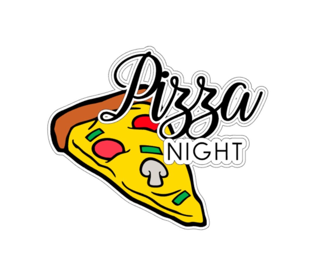 Pizza Night Scrapbook Die Cut Digital Download .svg and Pdf Format - Etsy