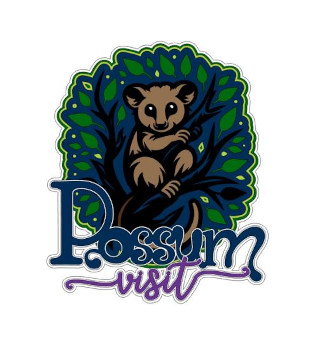 Possum .svg .png Scrapbook Title Digital Download Cutting File for ...