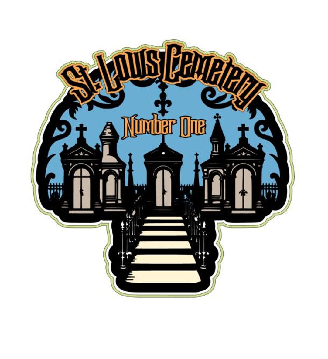 Cemetery Number One New Orleans .svg .png Scrapbook Title Digital ...