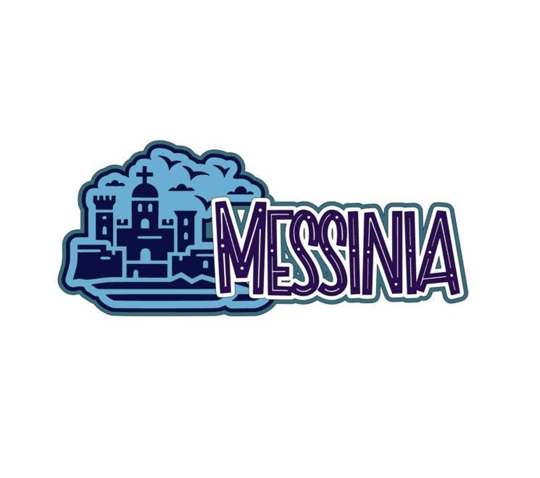 Messinia Greece .svg .png Scrapbook Title Digital Download Cutting File ...