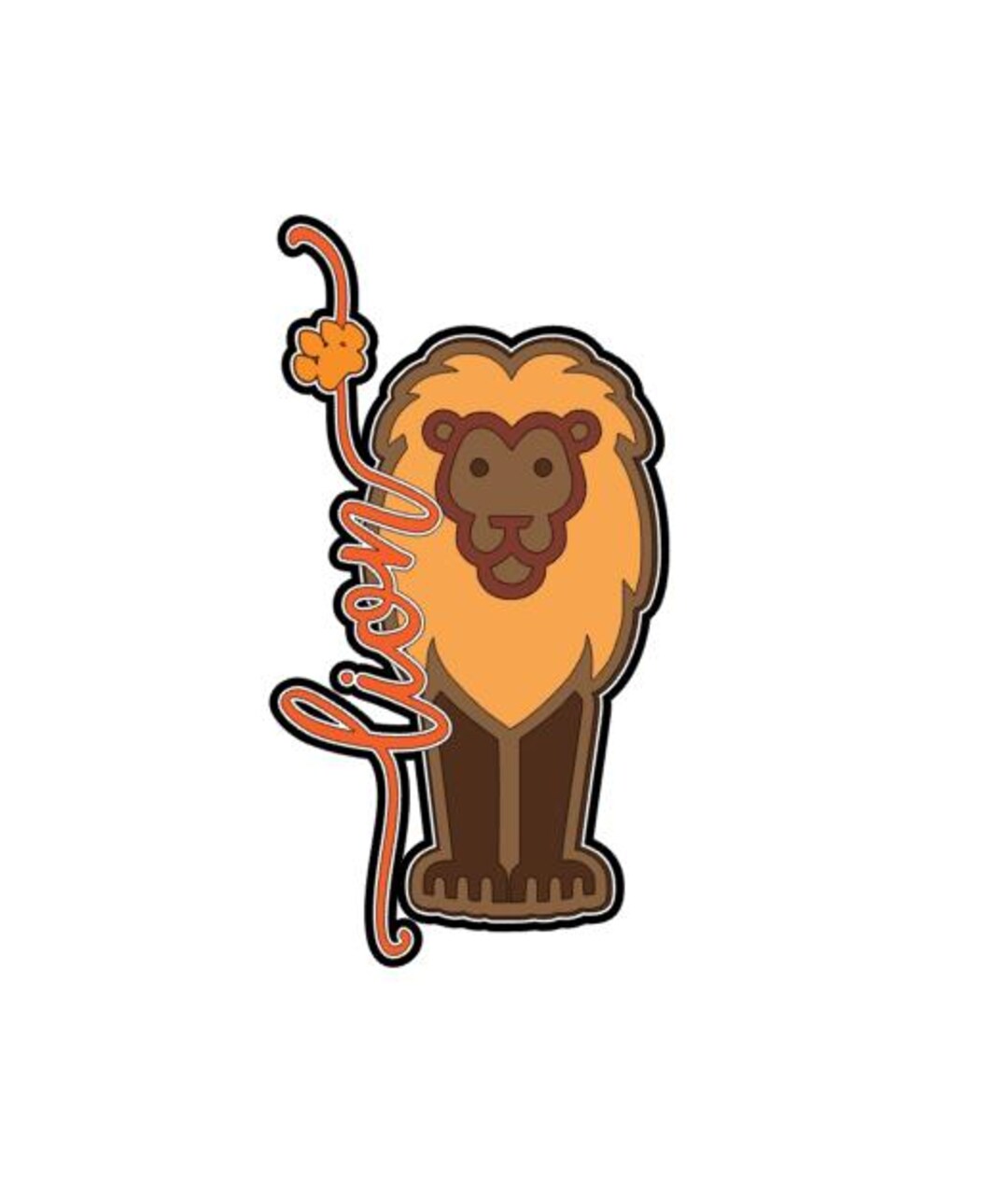 Lion Zoo Safari .svg .png Scrapbook Title Digital Download Cutting File ...