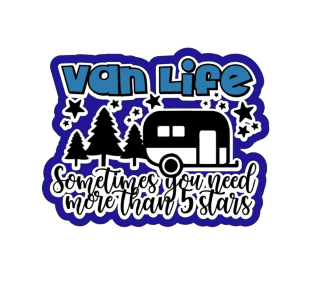 Van Life Svg Scrapbook Title Digital Download Cutting File for - Etsy