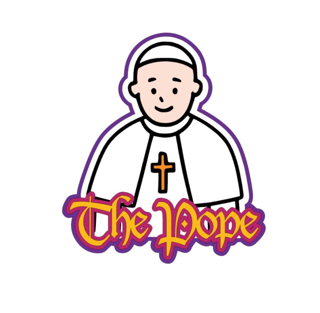 The Pope Page Title .svg .png Scrapbook Title Digital Download Cutting ...