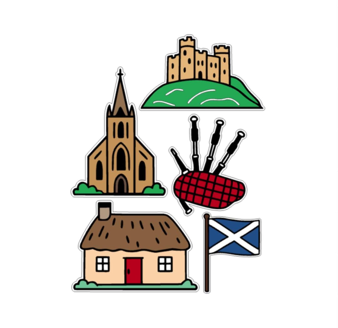Scottish Accents Bundle Title .svg .png Scrapbook Title Digital ...