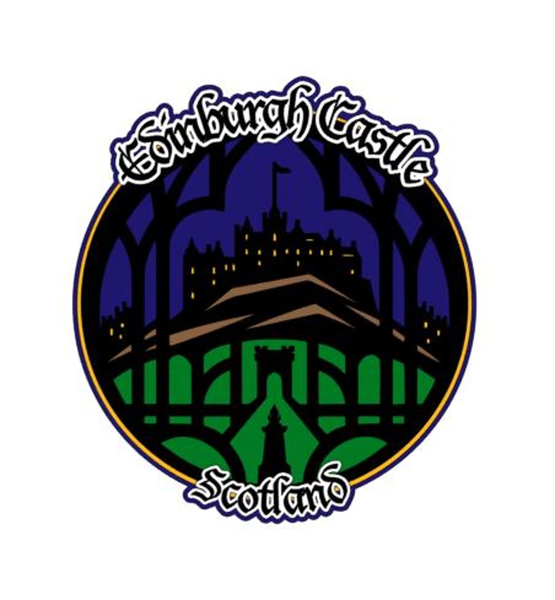 Edinburgh Castle Scotland Png and Svg Scrapbook Title Digital Download ...