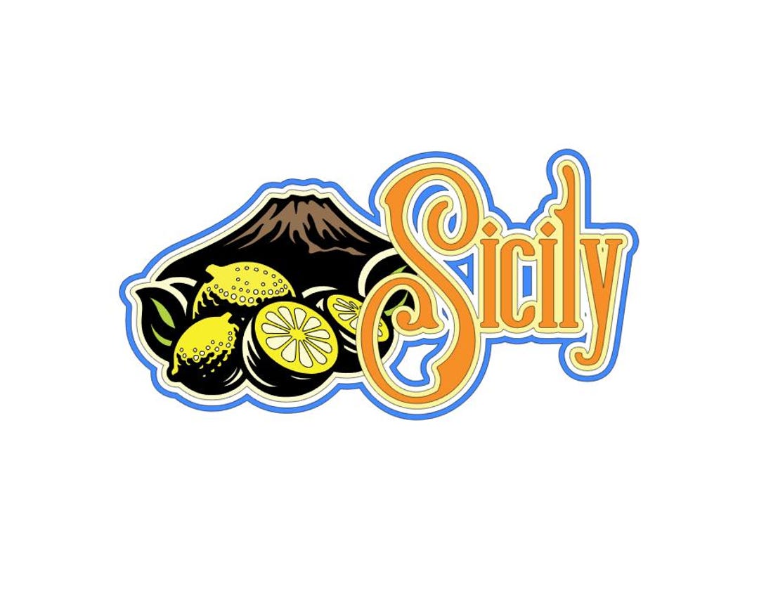 Sicily Italy Scrapbook Title: SVG, PNG Cutting File (digital Download ...