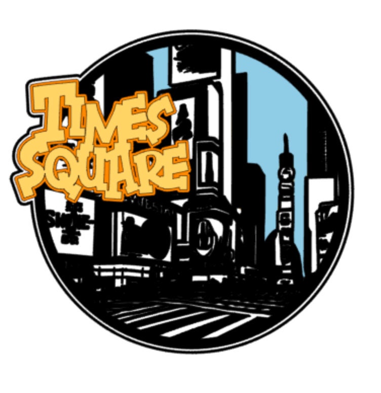 Times Square New York Png, Pdf and Svg Scrapbook Title Digital Download ...