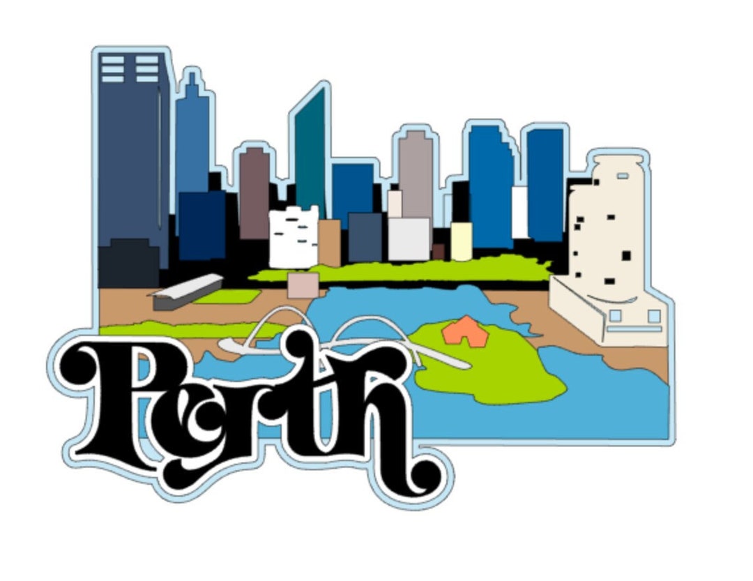 Perth Australia SVG: Scrapbook Title Cutting File (digital Download) - Etsy