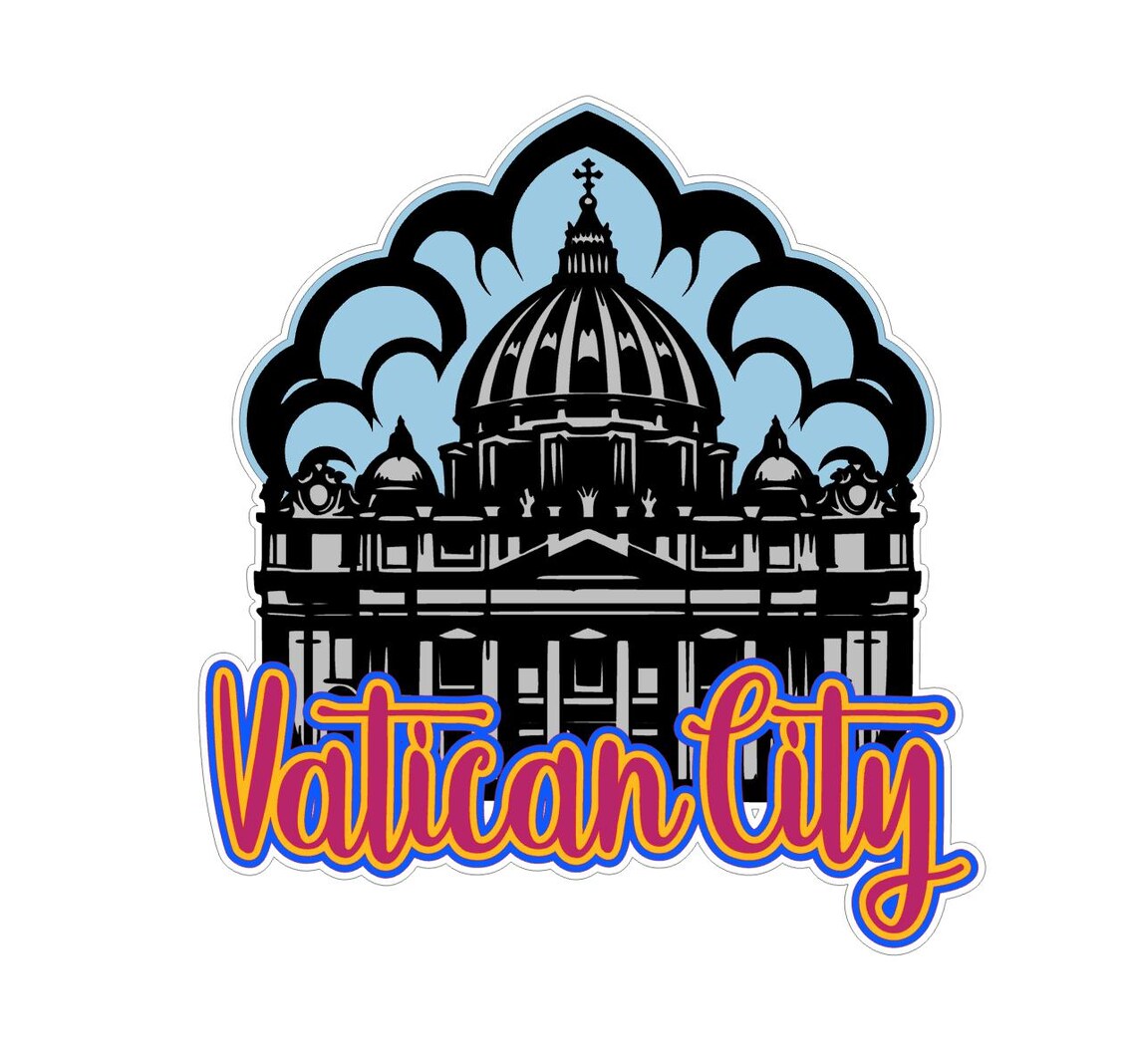 Vatican City Png and Svg Scrapbook Title Digital Download Cutting File ...