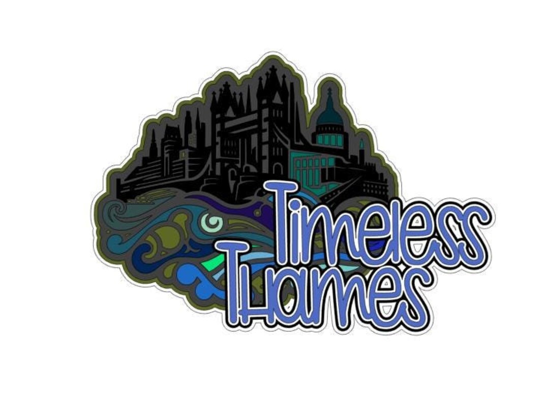Thames River London England .svg .png Scrapbook Title Digital Download ...