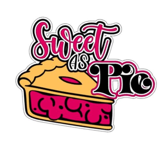 Sweet as Pie Svg Scrapbook Title Digital Download Cutting File - Etsy