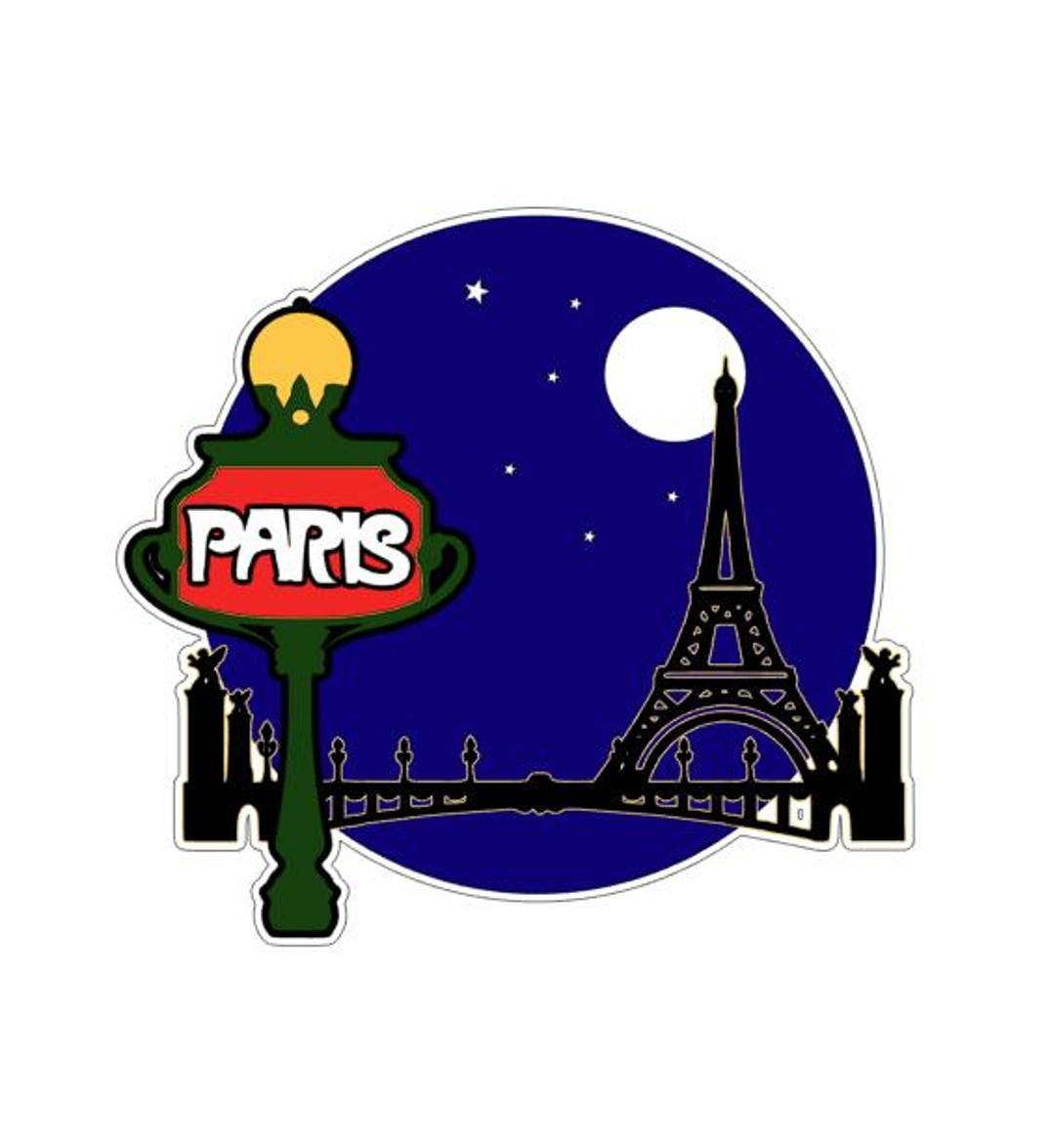 Paris Png and Svg Scrapbook Title Digital Download Cutting File for ...