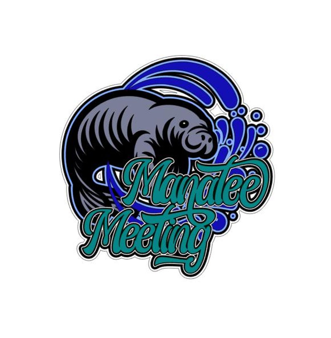 Manatee .svg .png Scrapbook Title Digital Download Cutting File for ...