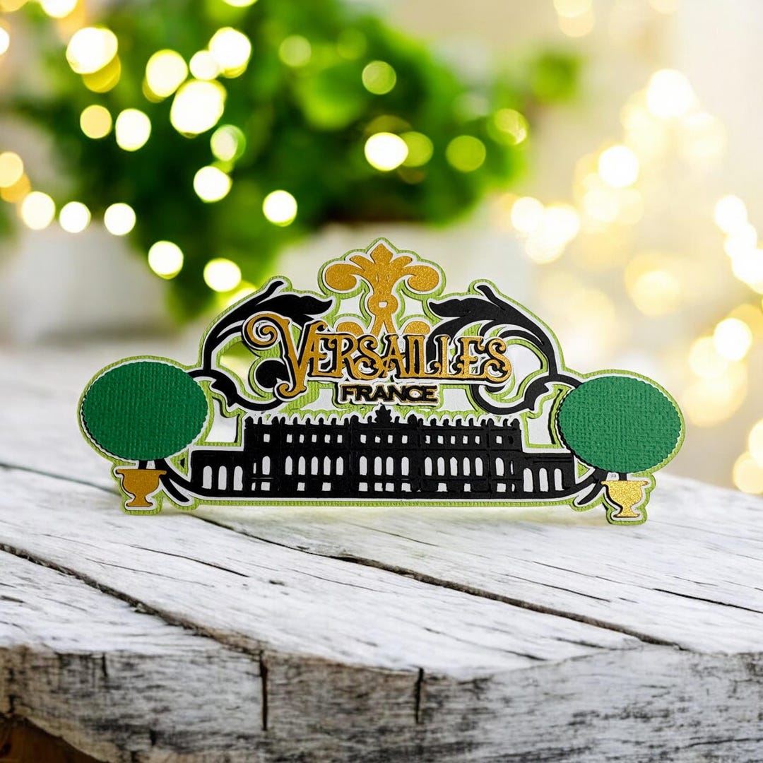 Versailles France Scrapbook Die Cut Embellishment- Fully Assembled From ...