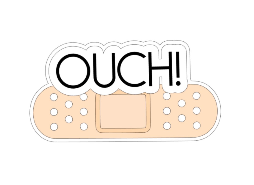 Ouch .svg Scrapbook Title Digital Download Cutting File for Cricut ...