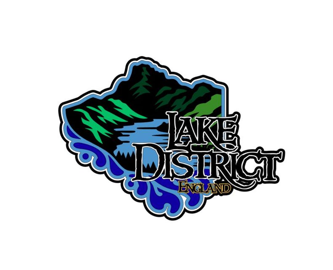 Lake District England .svg .png Scrapbook Title Digital Download ...