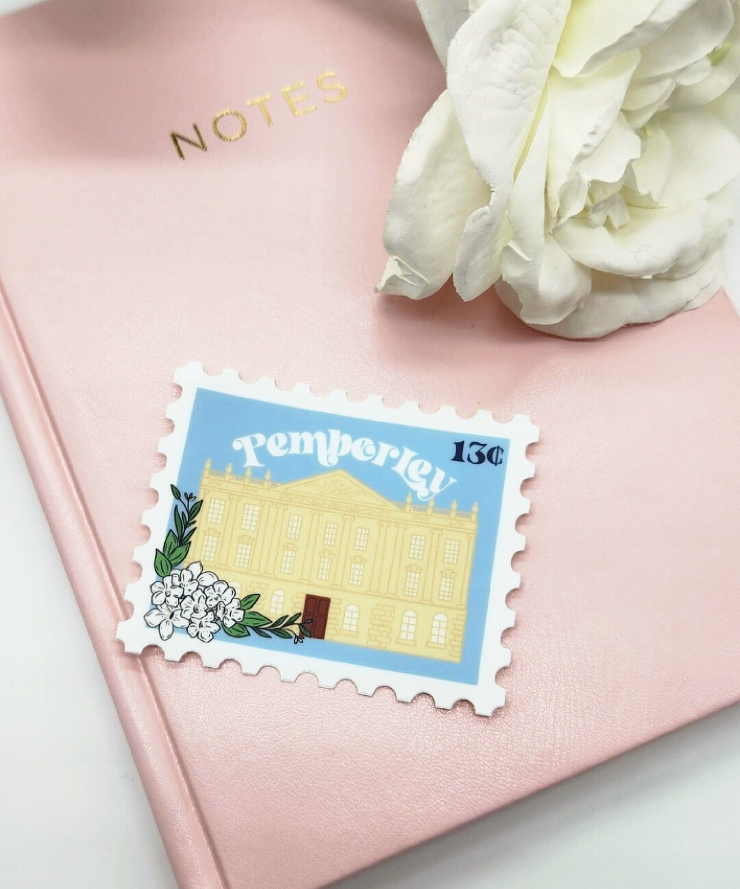 Pride and Prejudice Inspired Pemberley Sticker for Water - Etsy