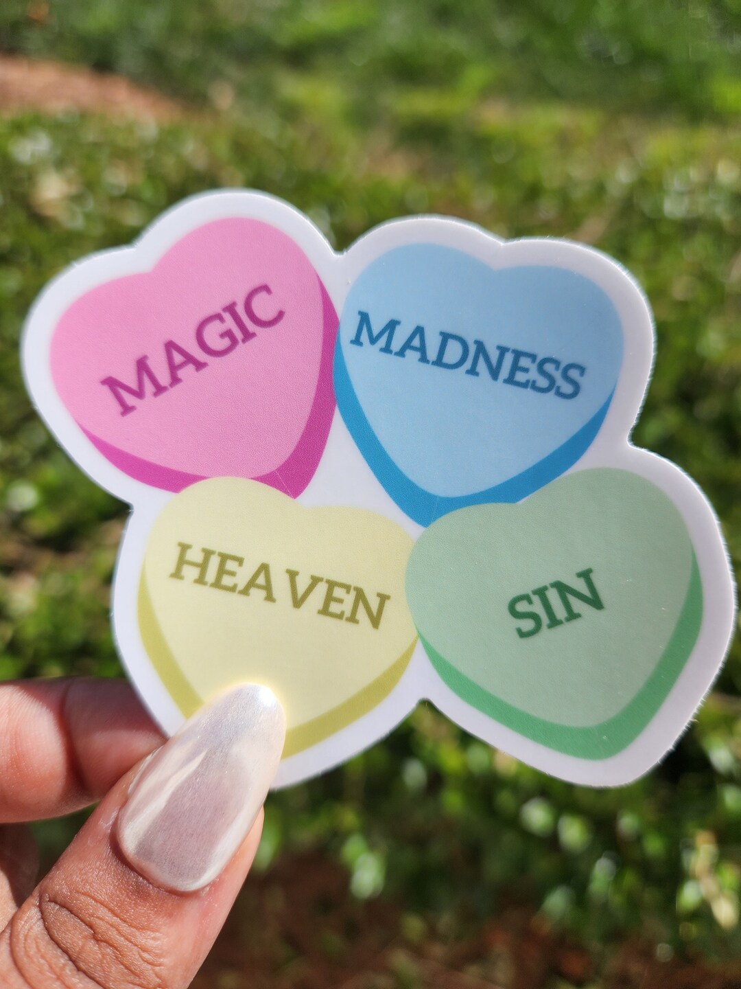 Magic Madness Heaven Sin Candy Heart Sticker From BLANK SPACE for Water ...