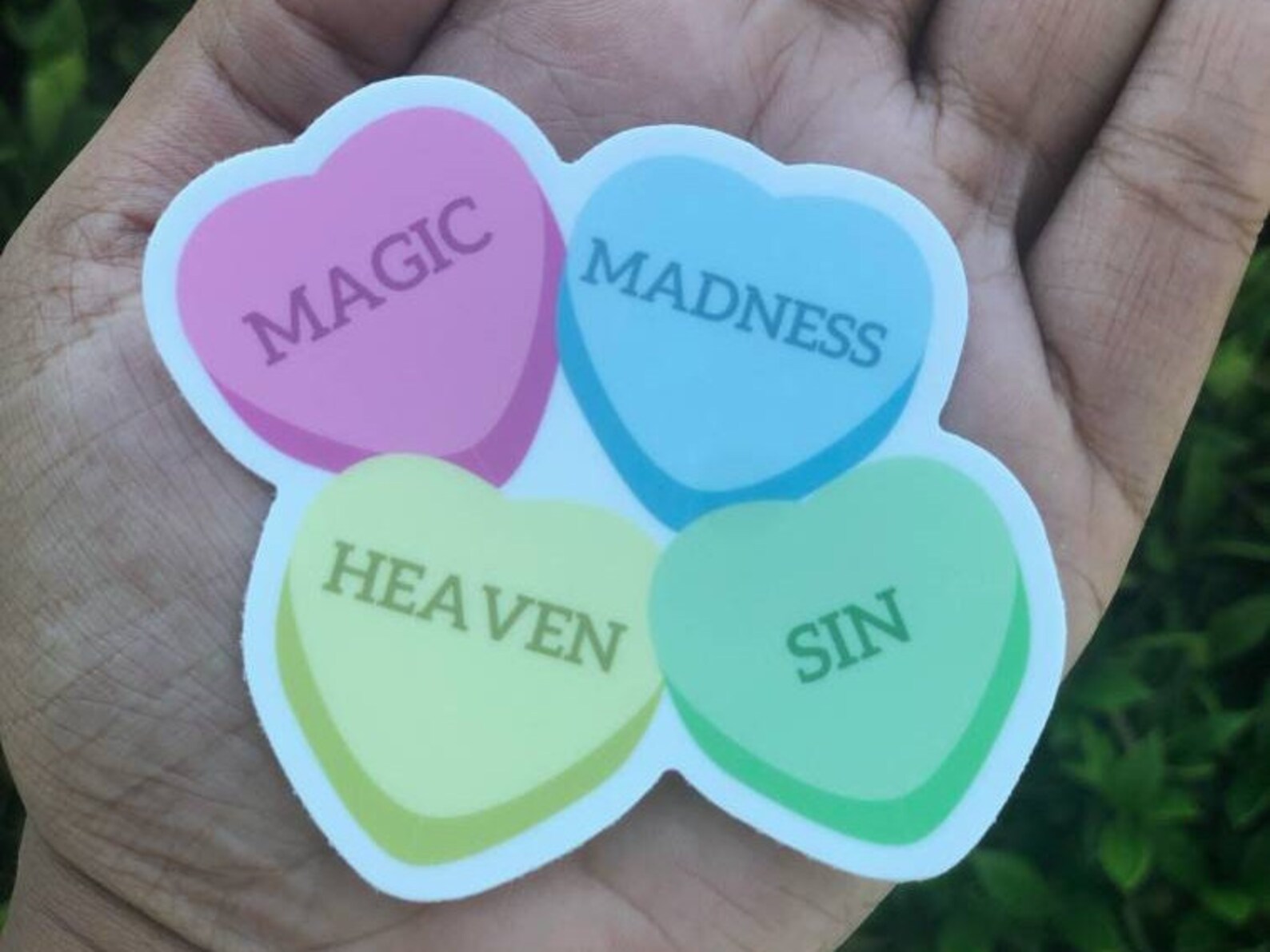 Magic Madness Heaven Sin Candy Heart Sticker From BLANK SPACE for Water ...