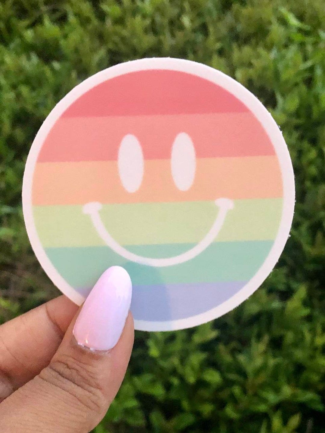 Pastel Face Sticker for Water Bottles and Hydroflask. Laptop Decal. - Etsy