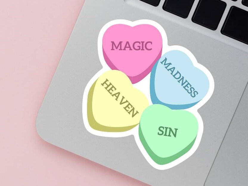 Magic Madness Heaven Sin Candy Heart Sticker From BLANK SPACE for Water ...